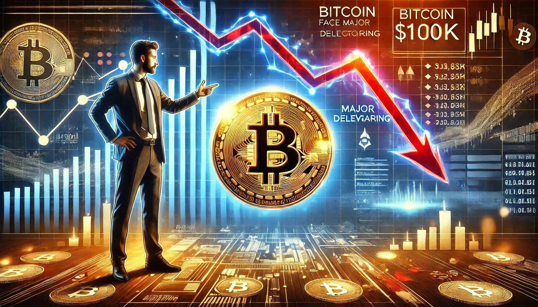 Bitcoin Drops Below $100K Amid Significant Deleveraging Events