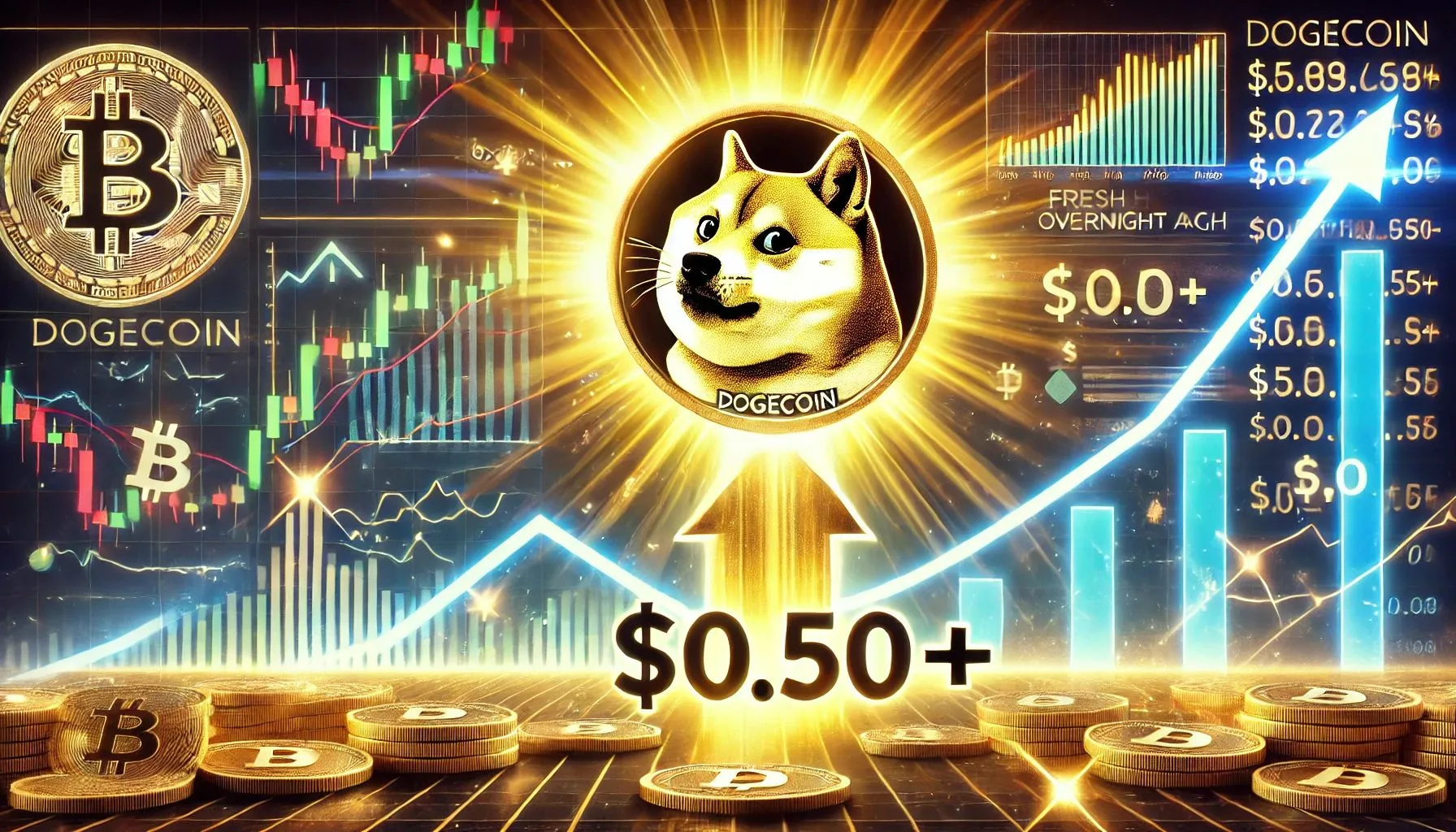 Dogecoin Surges 25% as Analysts Predict Potential Breakout Above $0.50